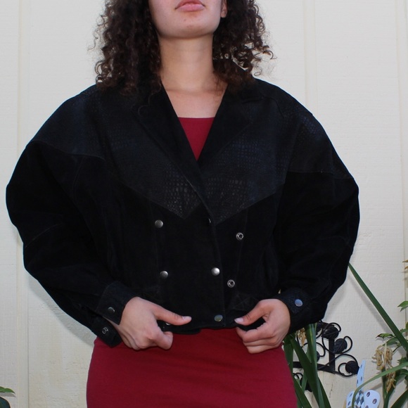 Legend | Jackets & Coats | Vintage Legend Black Leather Puffer Jacket ...